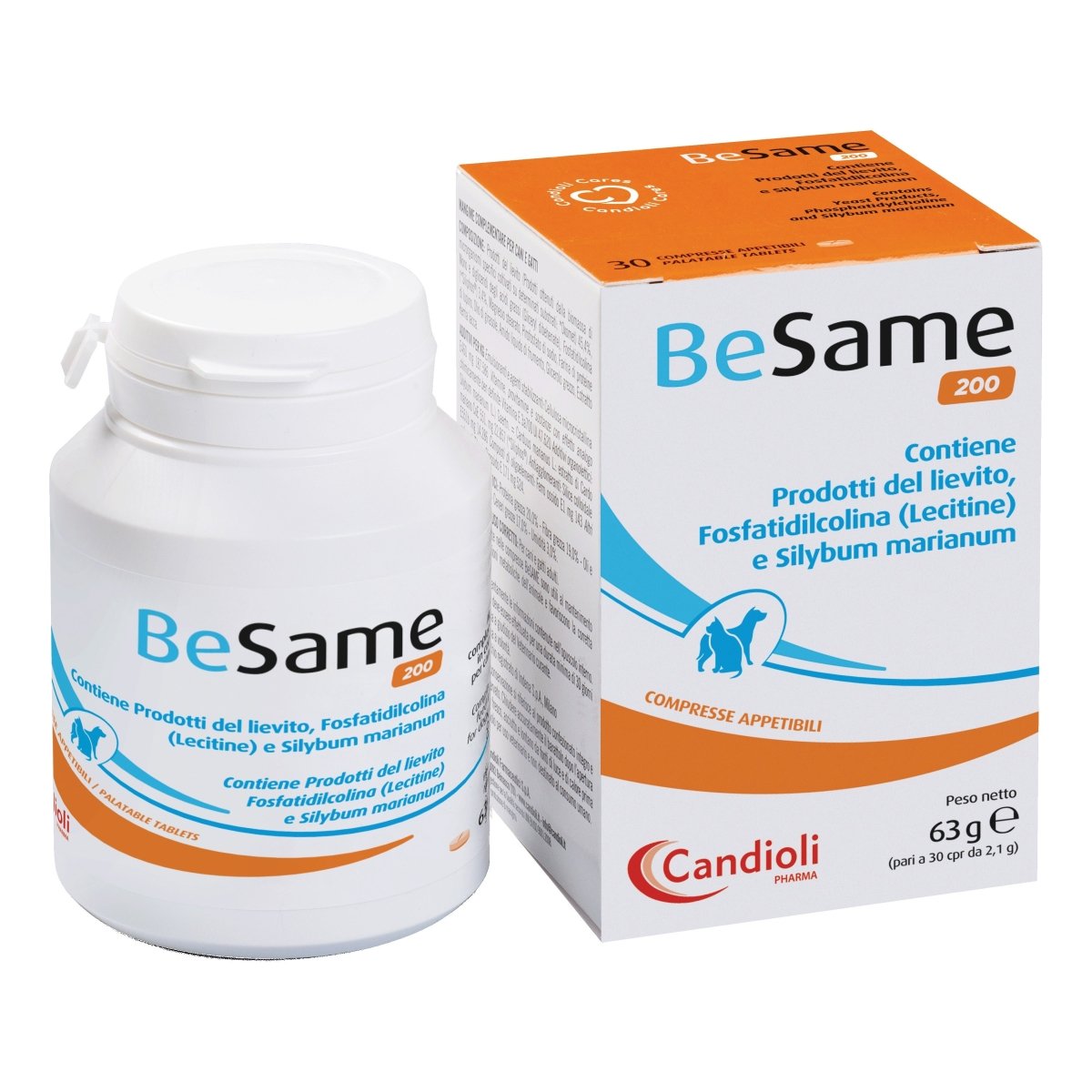 Besame 200 30 tablets Candioli liver health supplement for animals ...