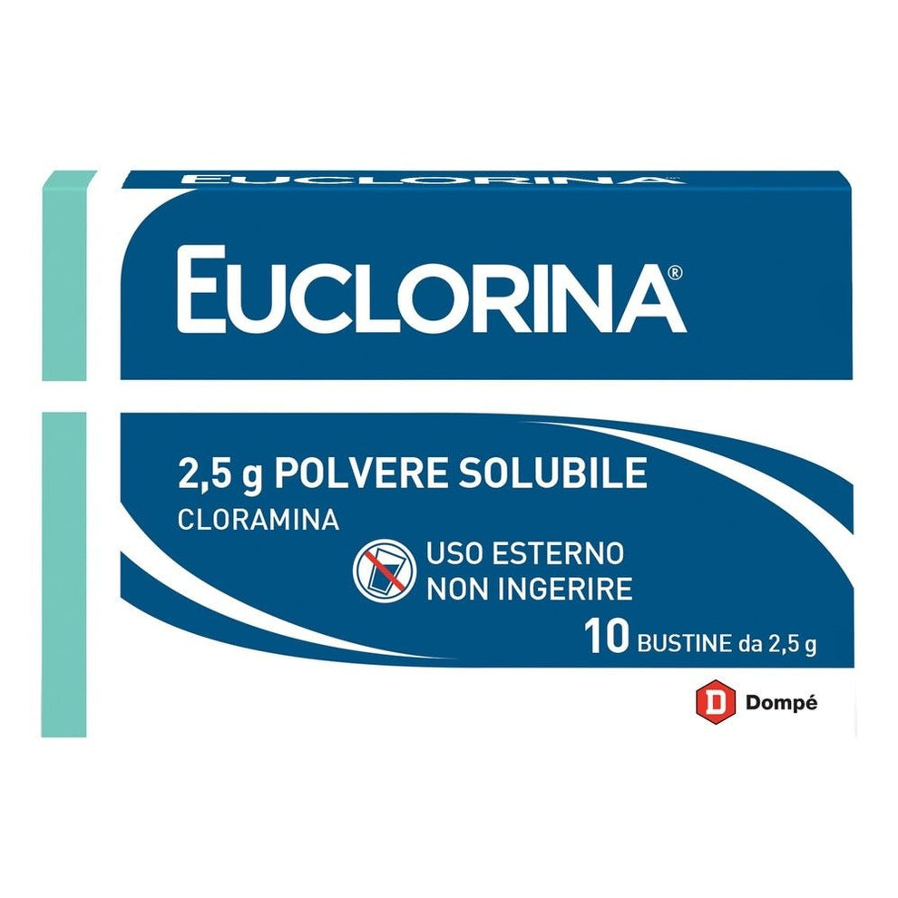 Euclorina 2,5 g : Désinfection et soin des lésions – 10 sachets ...