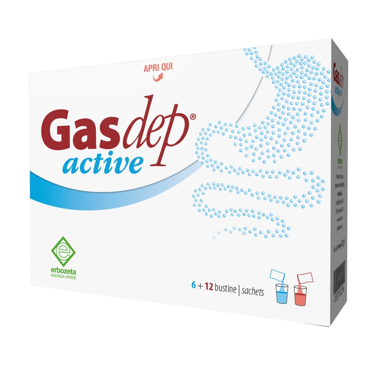 Gasdep 45 capsule fermenti lattici enzimi digestivi gonfiore addominale ...