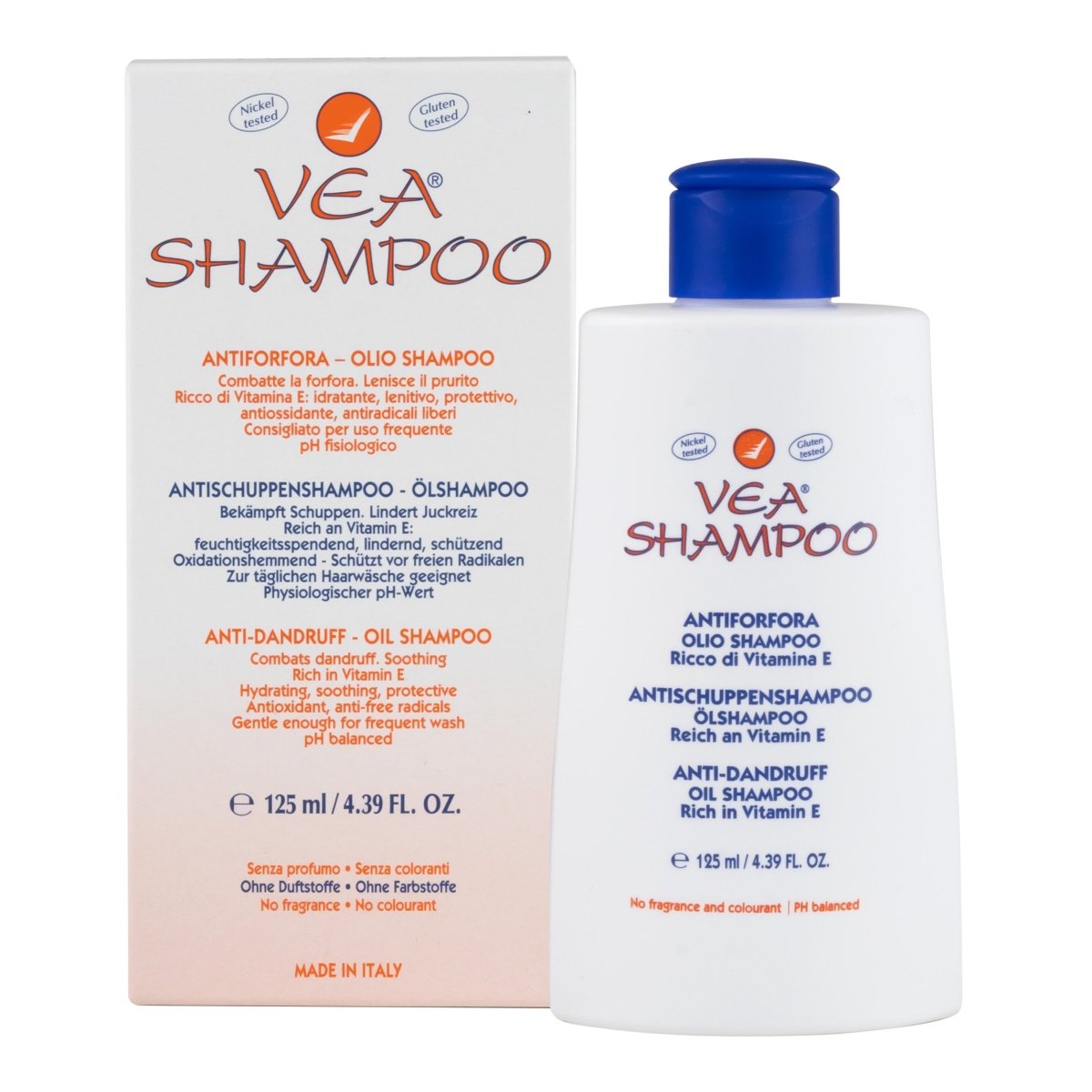 VEA shampoo antiforfora 125ml idratante lenitivo protettivo – Farmacia ...