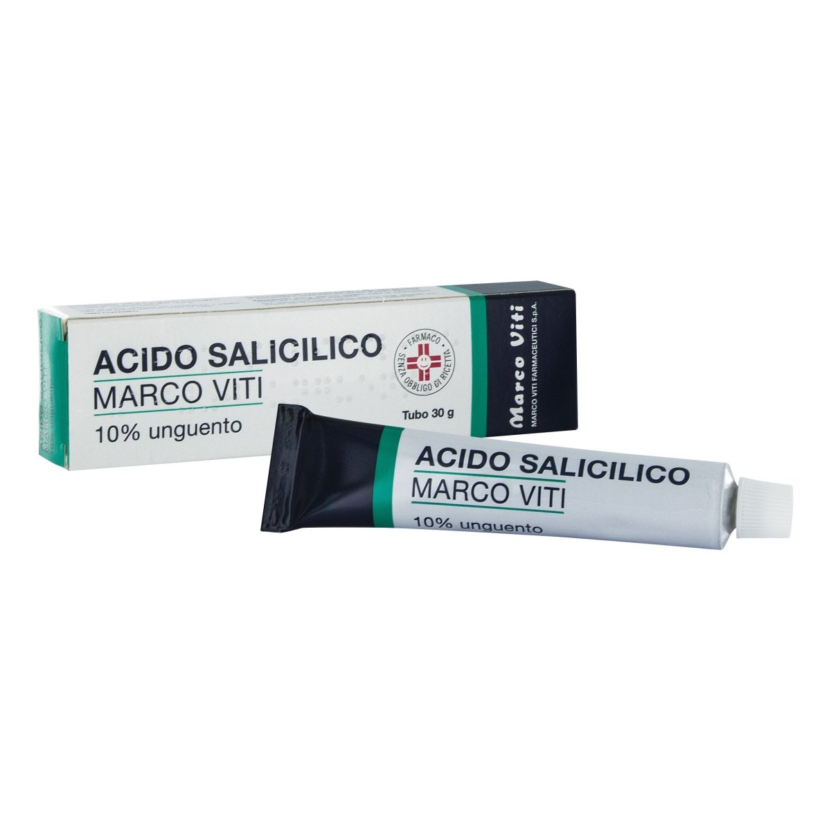 Acido salicilico Marco Viti 10% 30 g unguento psoriasi acne verruche ...