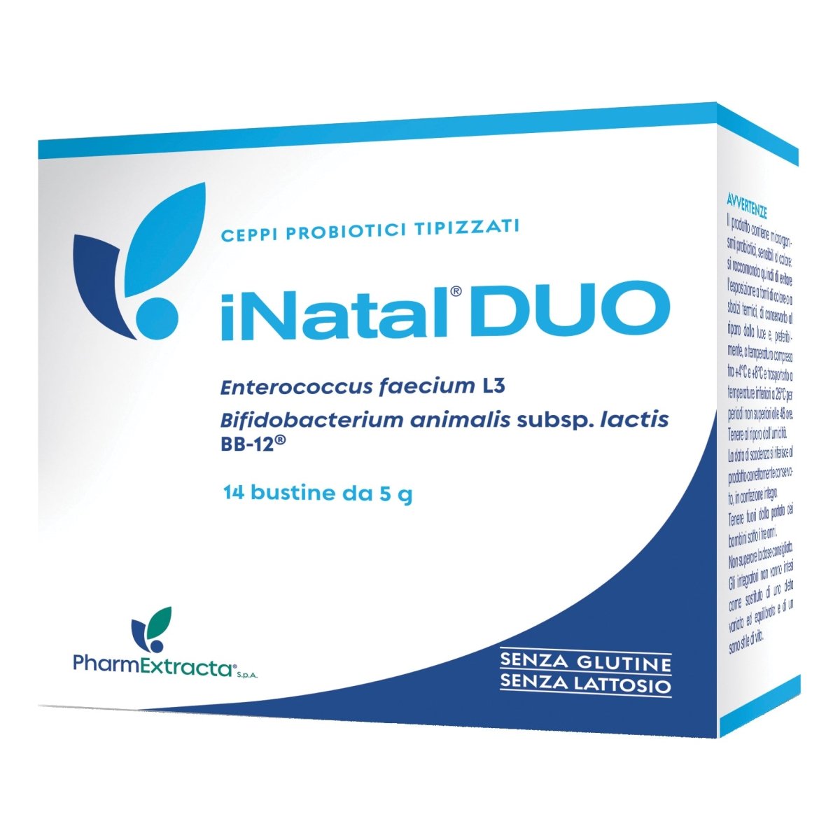 Inatal Duo 14 sobres embarazo, complemento alimenticio probiótico para ...