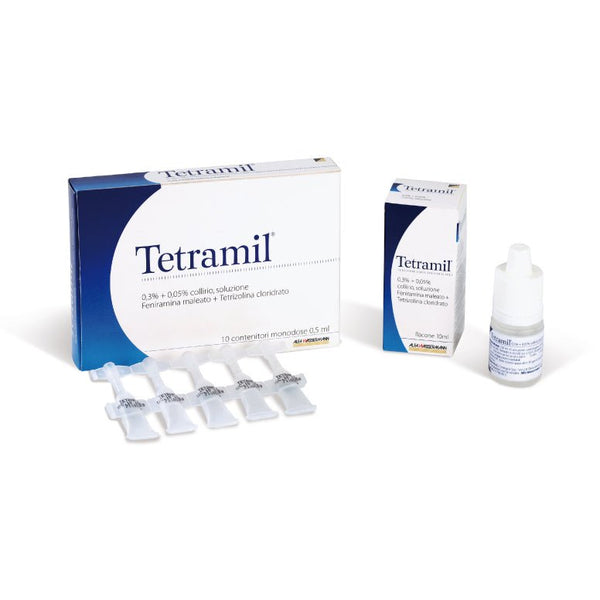 Tetramil 0,3 % + 0,05 % 10 ml – collyre antiallergique antihistaminique ...