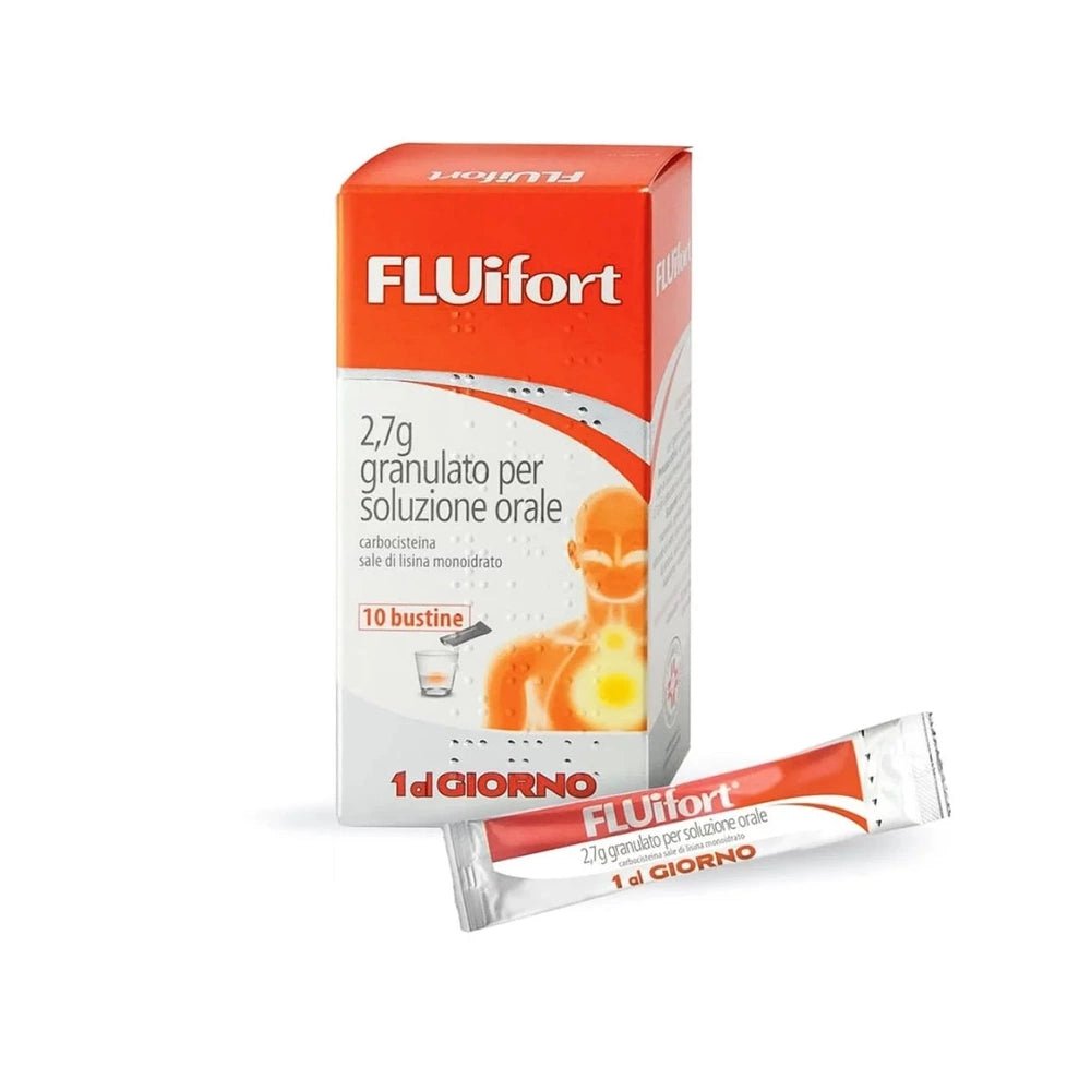 Fluifort Mucolytic Granules Oral Solution 10 Sachets 2.7g – Farmacia ...