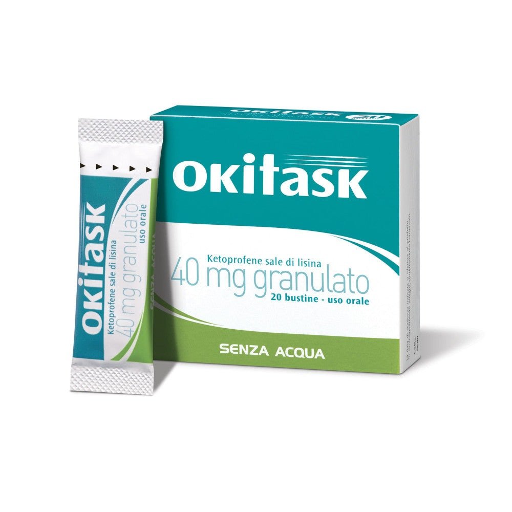 Okitask 20 sobres de granulado 40 mg. – Farmacia Dottor Tili